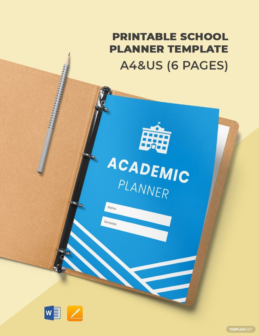 Printable Life Planner Template InDesign Template Printable Life Planner Template InDesign Template