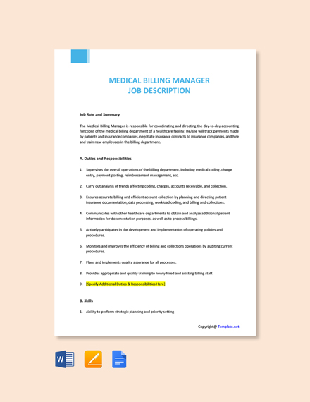 Medical Billing Manager Job Description Template Google Docs Word Template medical-billing-manager-job-description-template-google-docs-word-template