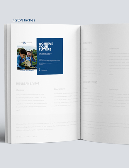 Elementary School Magazine Ads Template - InDesign, PSD | Template.net