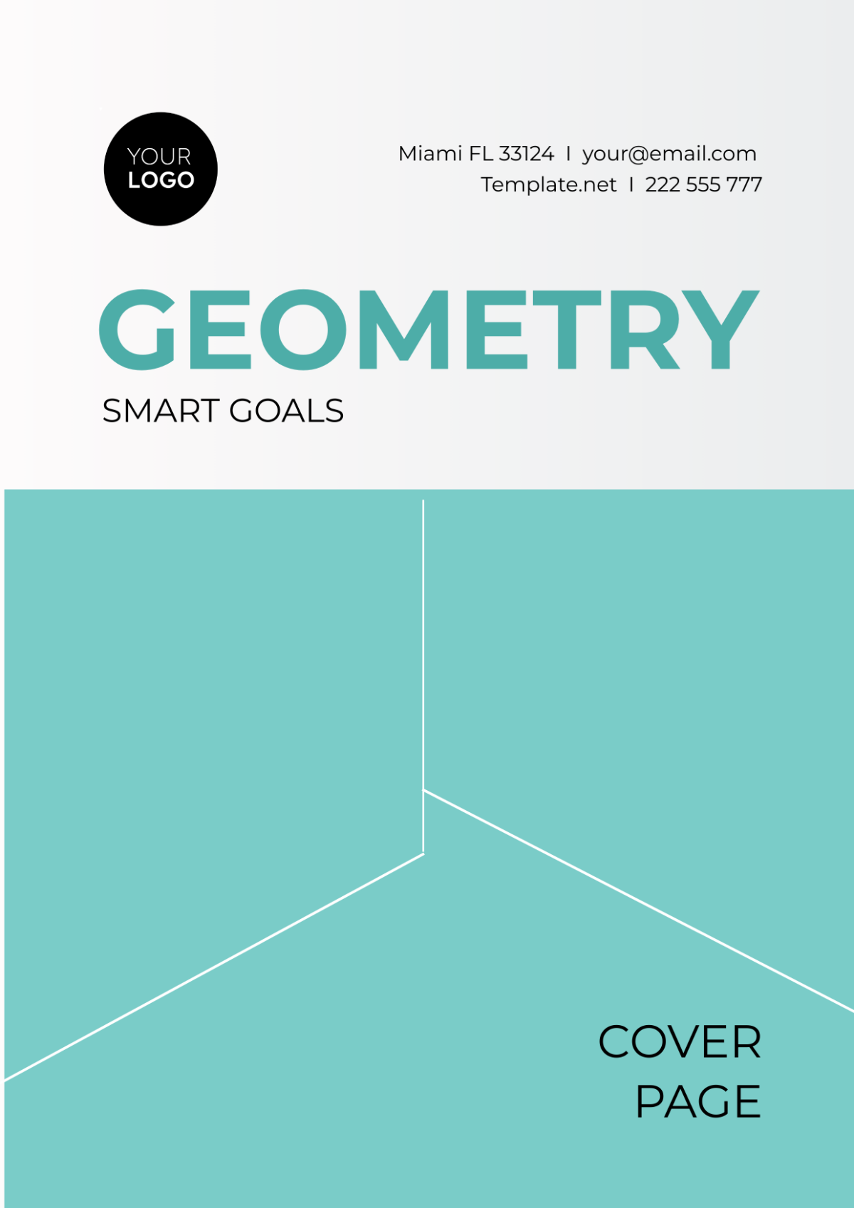 Geometry SMART Goals Cover Page - Edit Online & Download Example ...