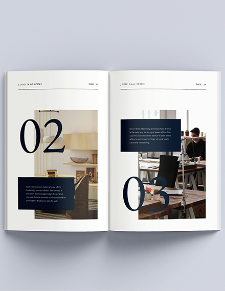 Creative Architect Magazine Template - InDesign, Word, Apple Pages ...