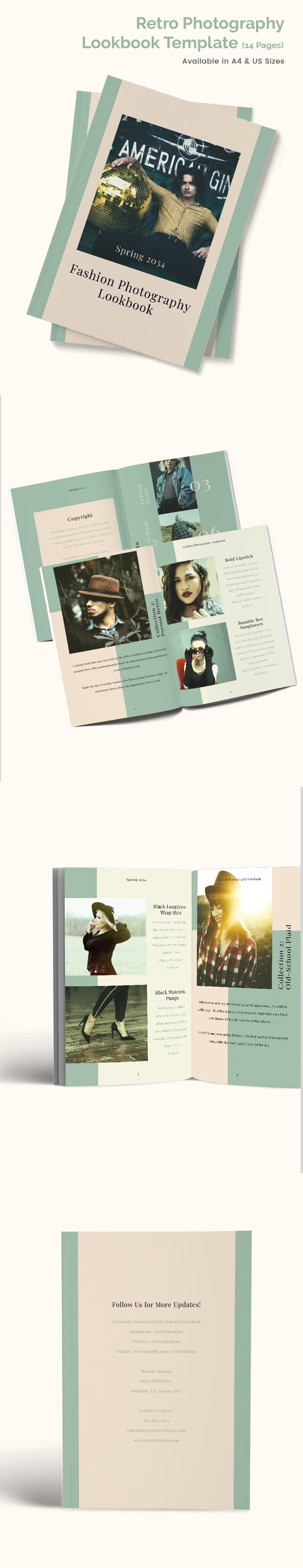 Free Creative Photography Lookbook Template - InDesign, Word, Apple ...