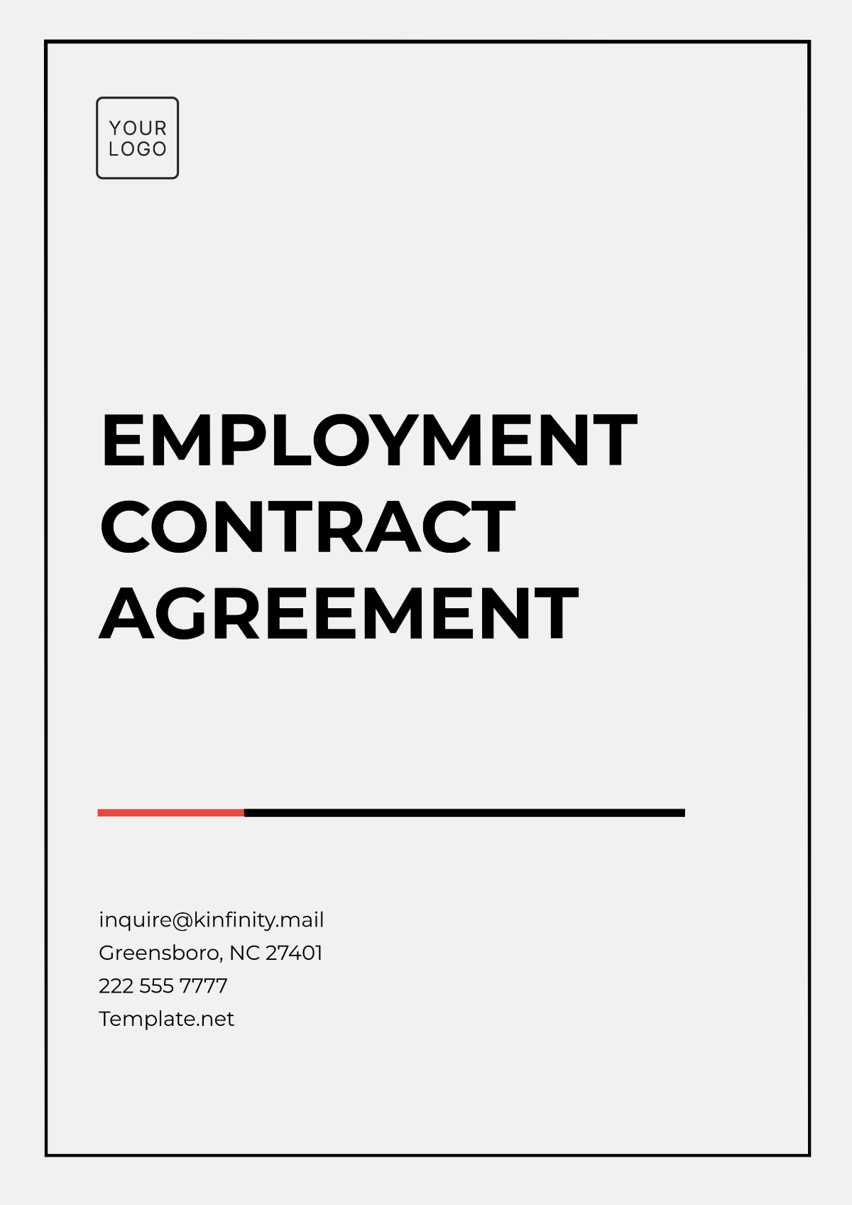 Free Contract Template To Edit Online
