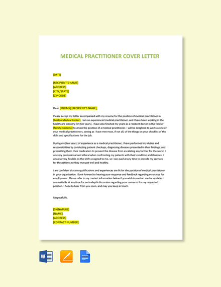 Nurse Practitioner Reference Letter Template - Google Docs, Word ...