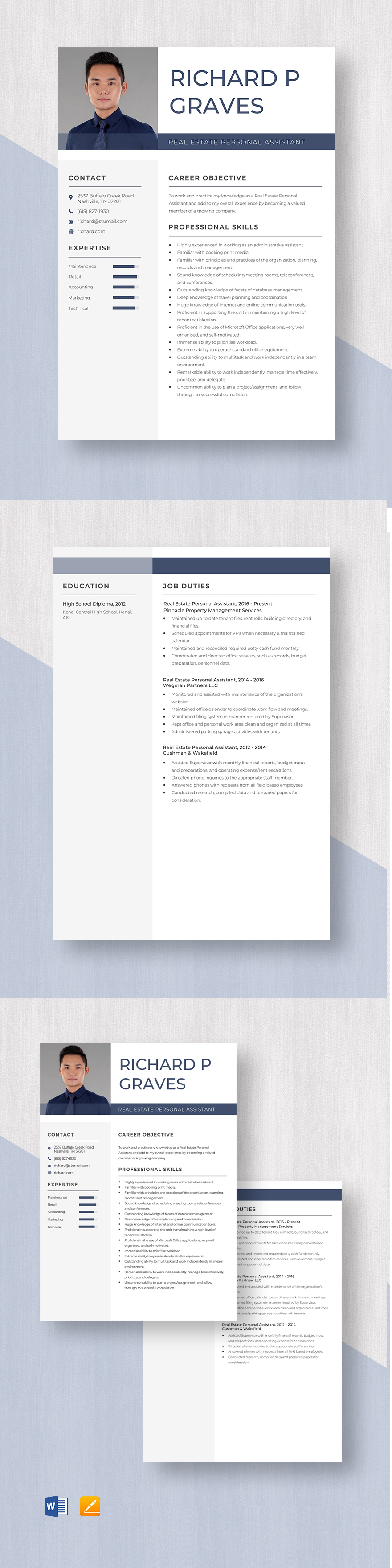Personal Shopper Resume Template - Word, Apple Pages | Template.net