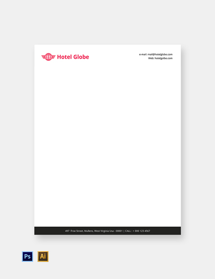 Modern Letterhead Template - Illustrator, Word, Apple Pages, PSD ...