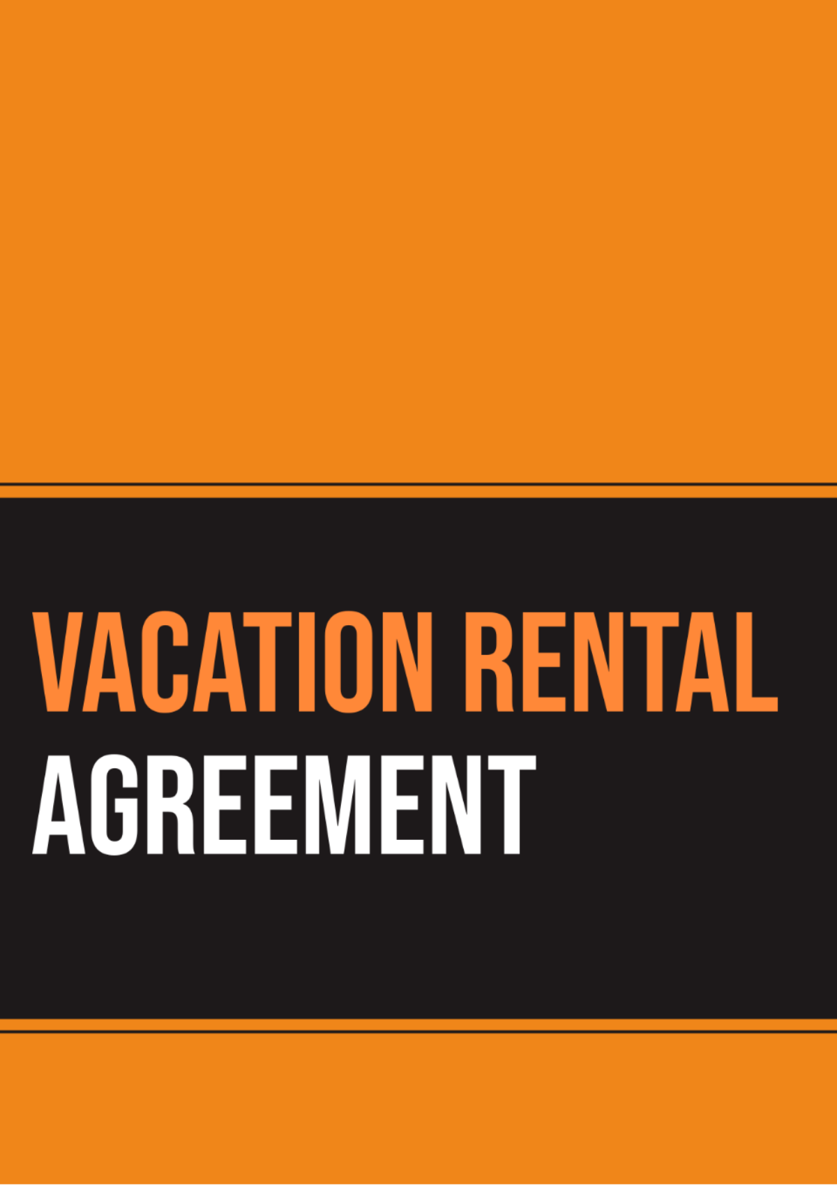 Vacation Rental Agreement Template - Edit Online & Download Example ...