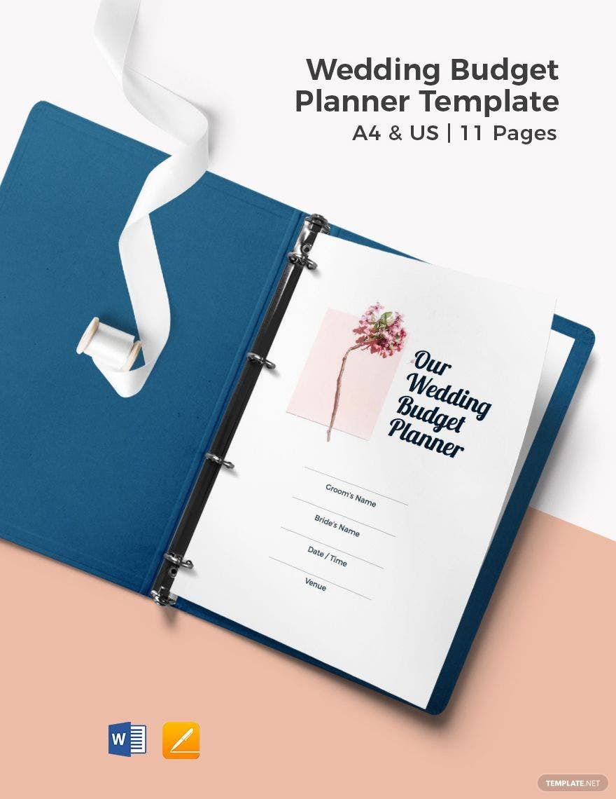 Wedding Budget PDF Templates Free Download Template