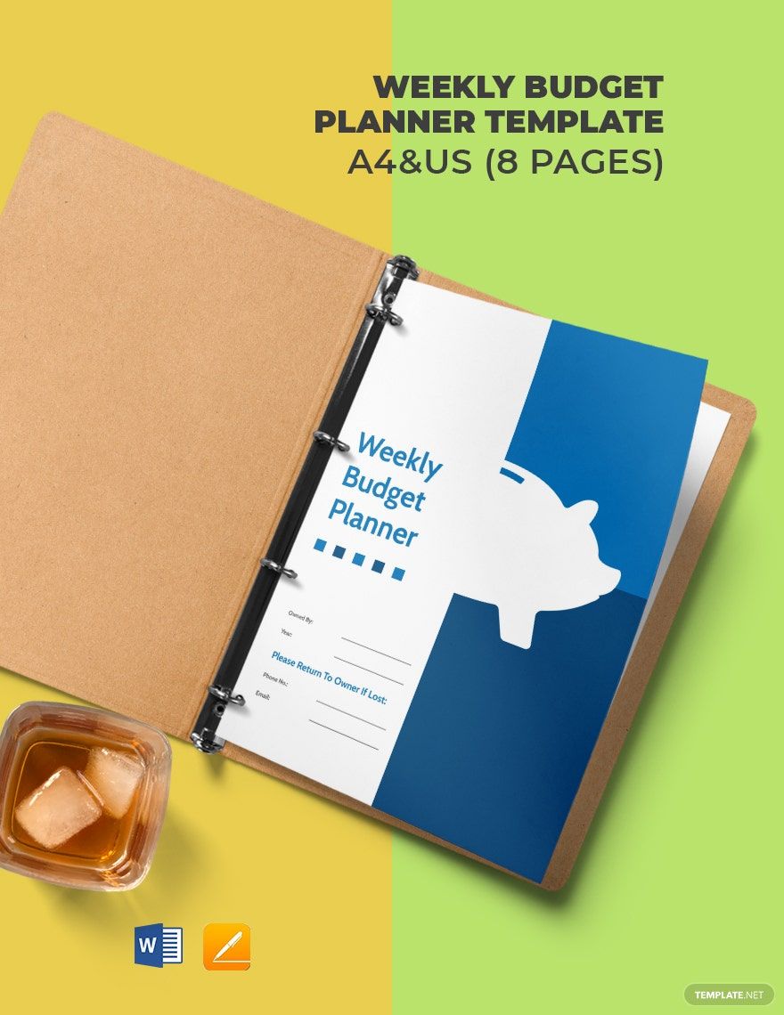 Budget Planner Microsoft Word Free Download Template Template