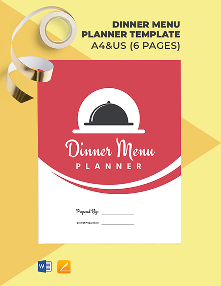 Apple Pages Template Menu