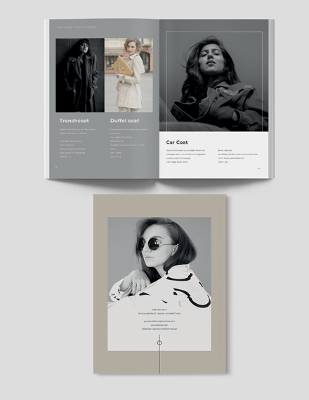 Modern Fashion Lookbook Template - InDesign, Word, Apple Pages ...