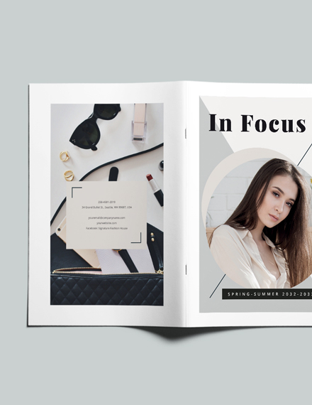 Free Modern Photography Lookbook Template - InDesign, Word, Apple Pages ...