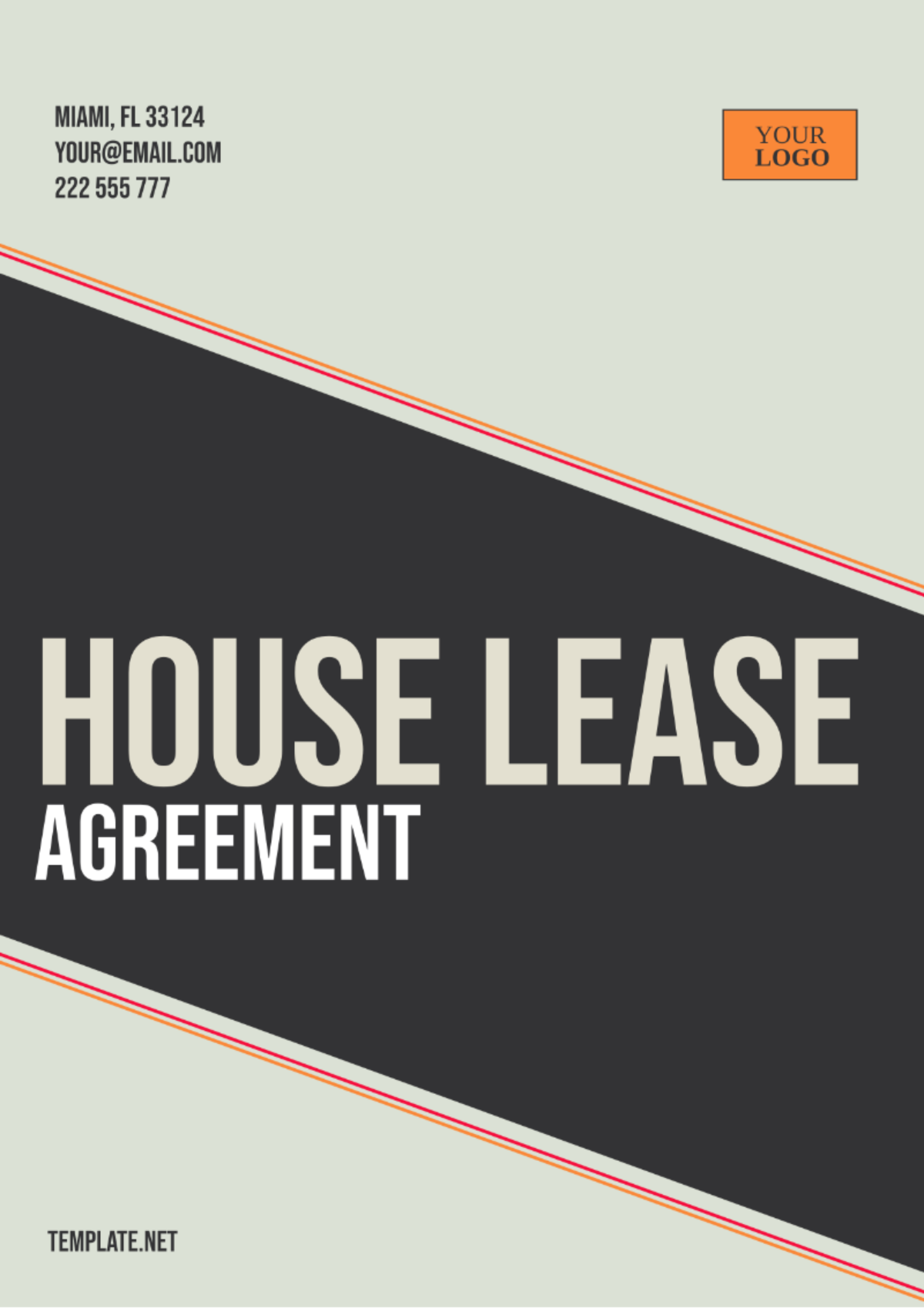 House Lease Agreement Template - Edit Online & Download Example ...
