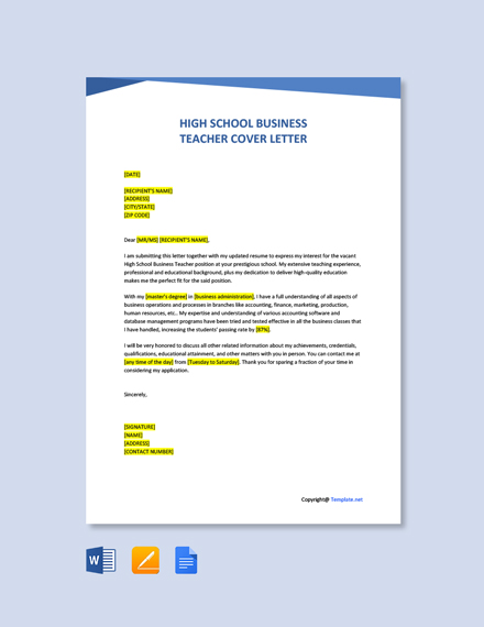 Archaeology Teacher Cover Letter Template Free PDF Google Docs 