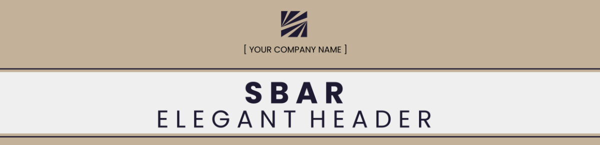 SBAR Elegant Header Template - Edit Online & Download Example ...