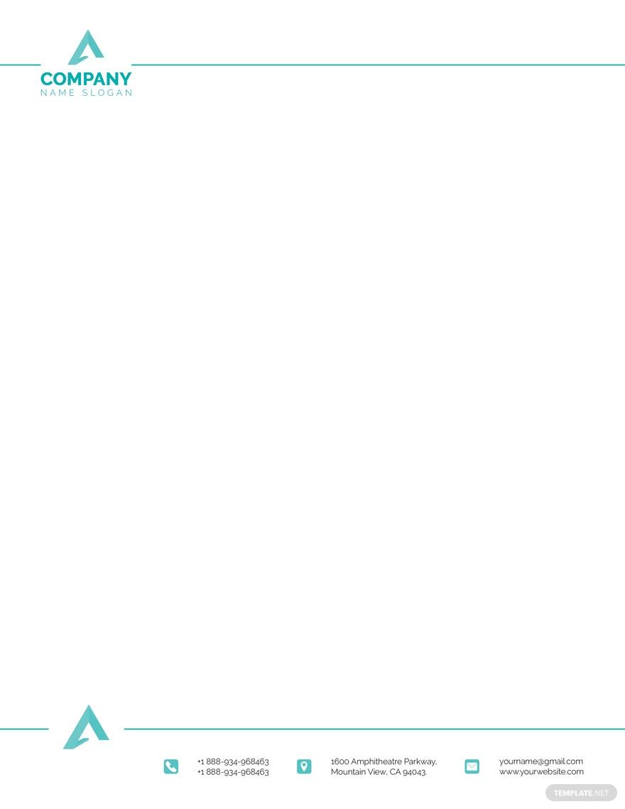 Tech Start-up Letterhead Template - Illustrator, Word, Apple Pages, PSD ...