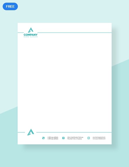Corporate Letterhead Template - Edit Online & Download Example ...