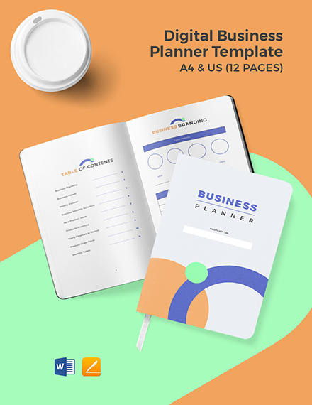 Free Printable Digital Planner Template - Word, Apple Pages | Template.net