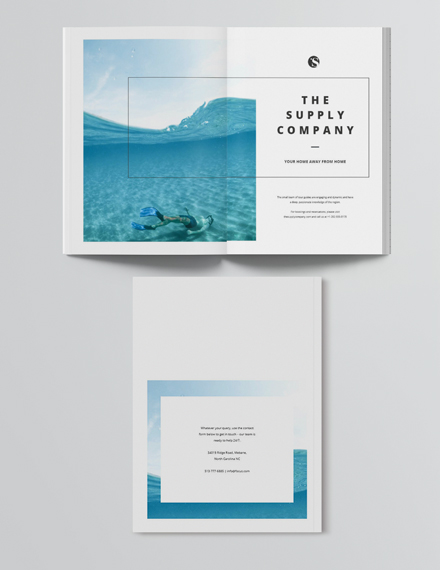 Simple Travel Magazine Template - InDesign, Word, Apple Pages ...