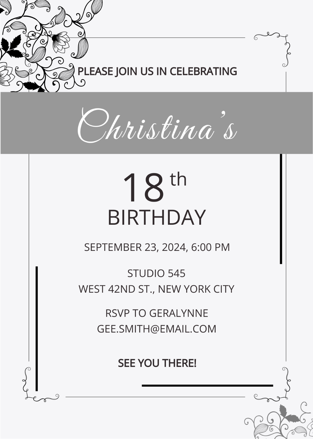 FREE Debut Invitation Template - Download in Word, Google Docs ...