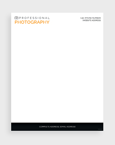 Photography Letterhead Template in Adobe Photoshop, Illustrator ...