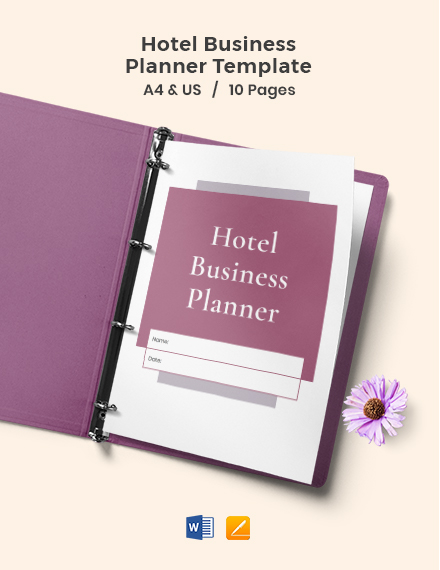 FREE Simple Hotel Planner - Word | Pages| Google Docs
