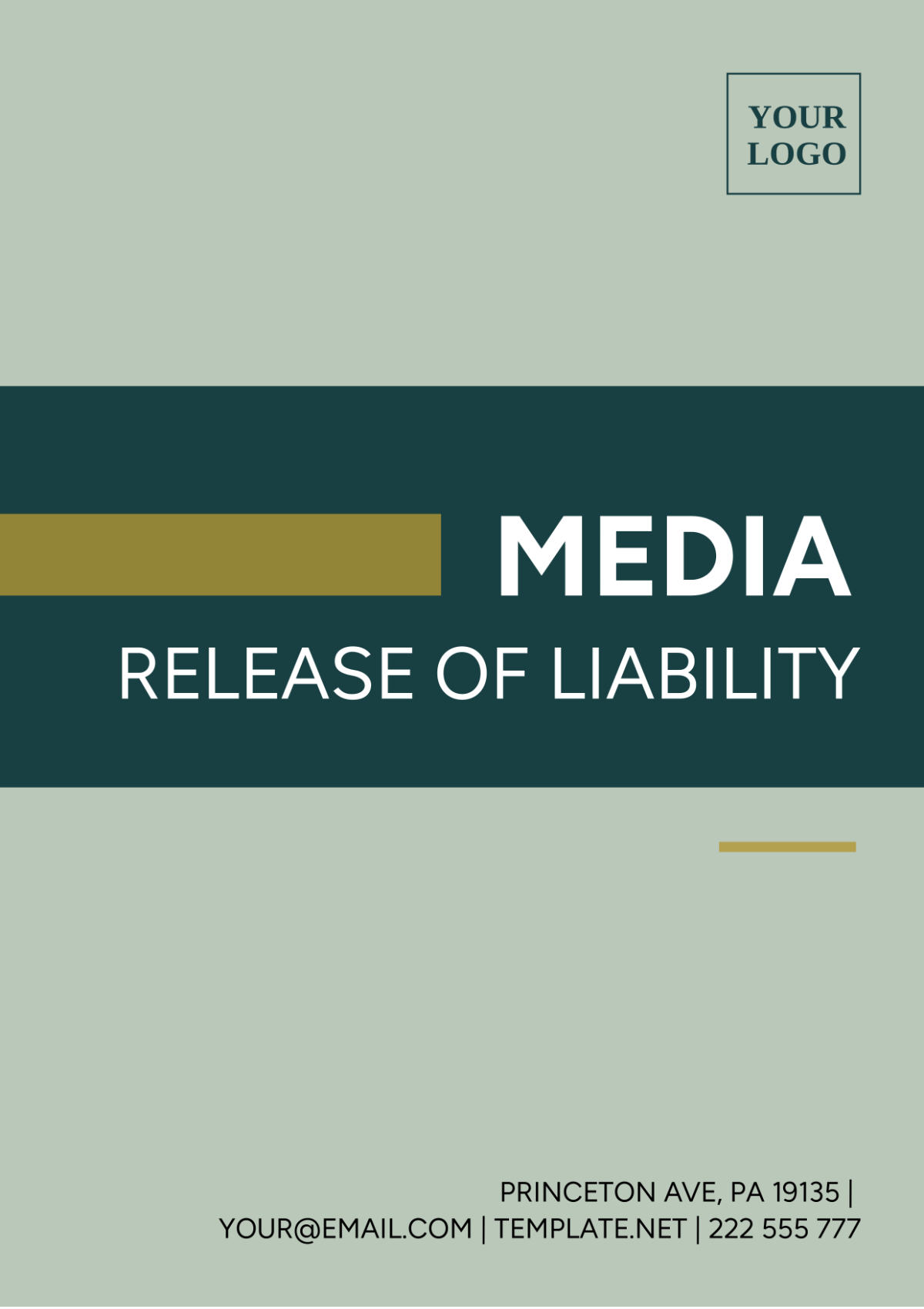 Media Release Of Liability Template - Edit Online & Download Example ...