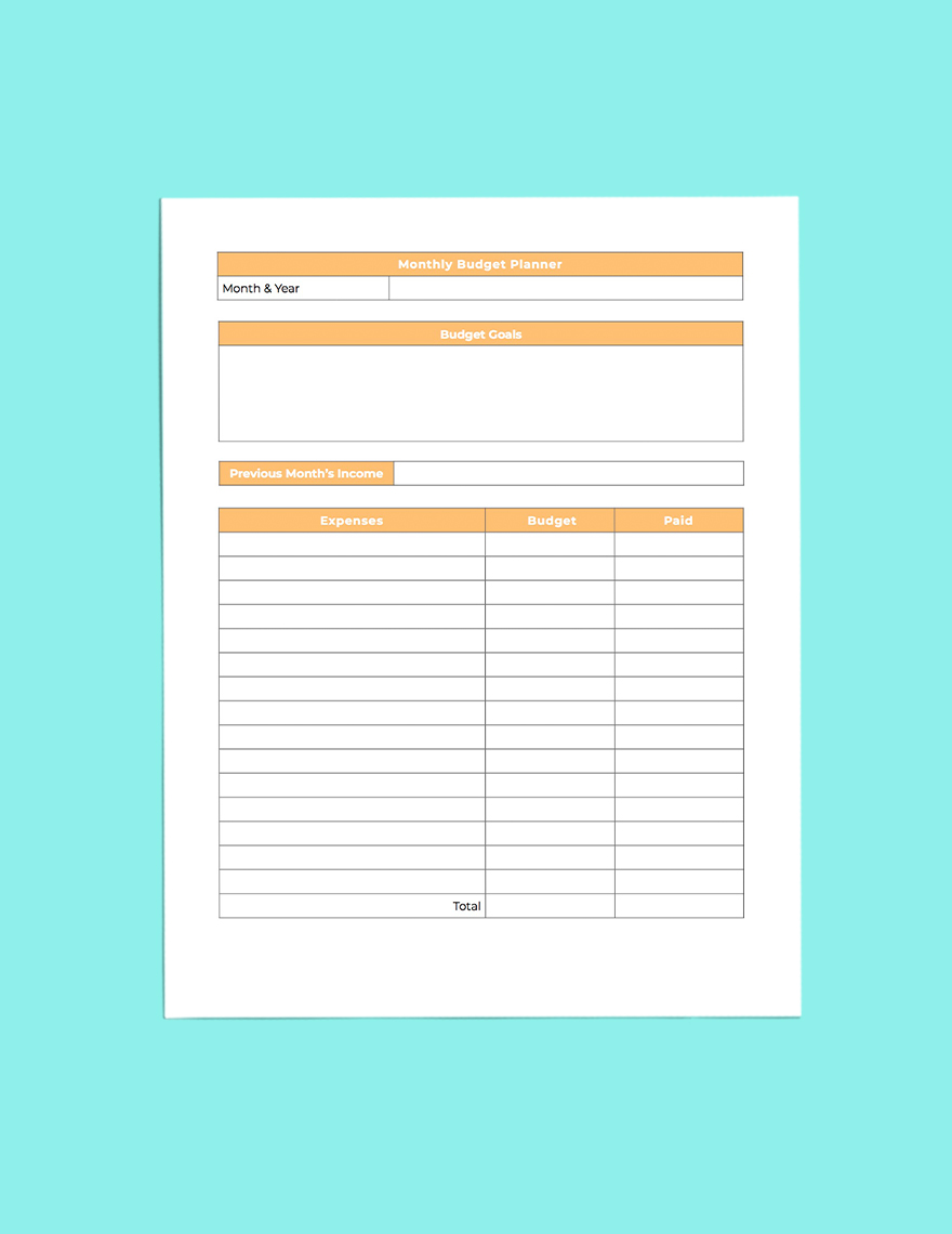 Hotel Budget Planner Template - Google Docs, Word, Apple Pages, PDF ...