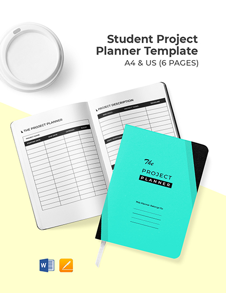 Project Timeline Planner Template - Word | Apple Pages