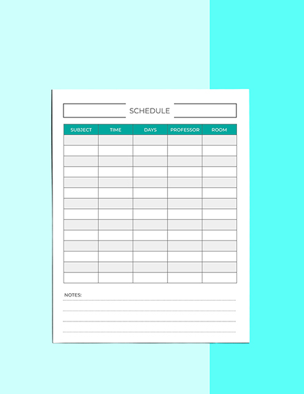 Monthly Student Planner Template Free Pages Word Apple Pages 