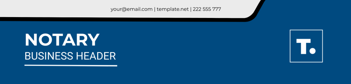 Notary Business Header Template - Edit Online & Download Example ...