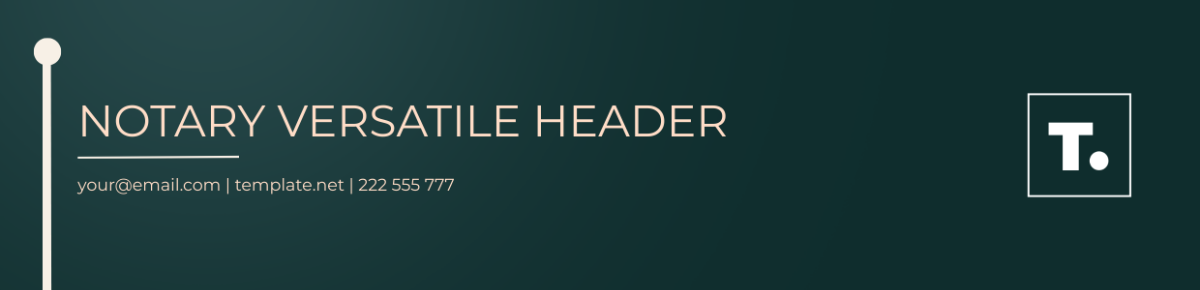 Notary Versatile Header Template - Edit Online & Download Example ...