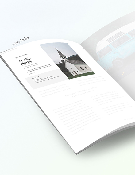 Free Catholic Church Magazine Ads Template - InDesign | Template.net