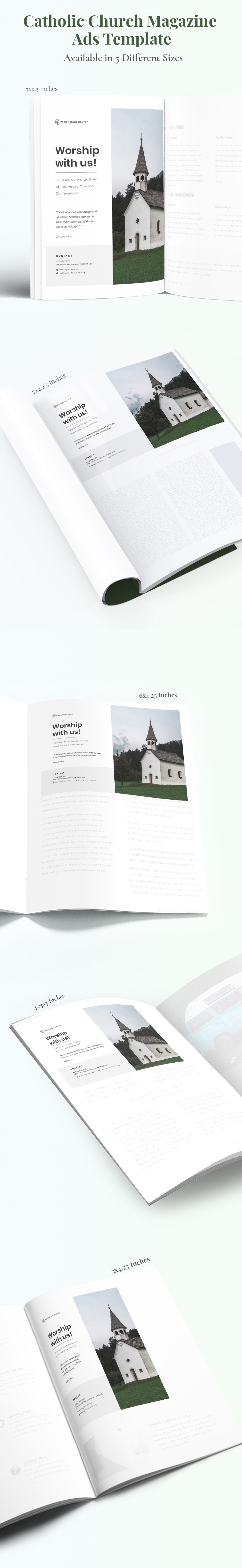 Free Simple Magazine Ads Template - InDesign, Word, Apple Pages ...