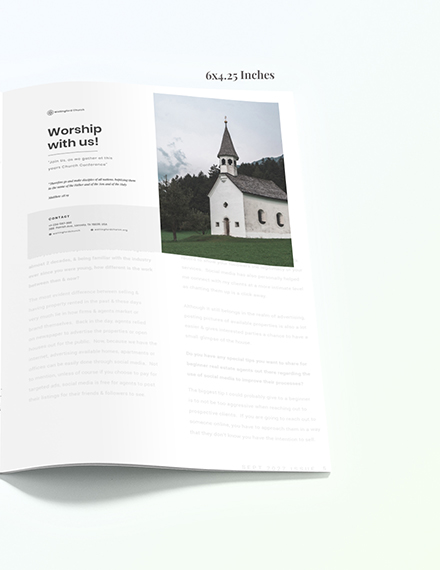 Free Catholic Church Magazine Ads Template - InDesign | Template.net