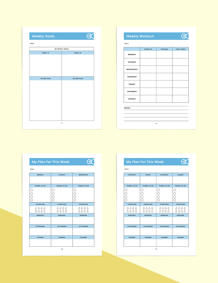 Weekly Personal Planner Template Download In Word Google Docs PDF 