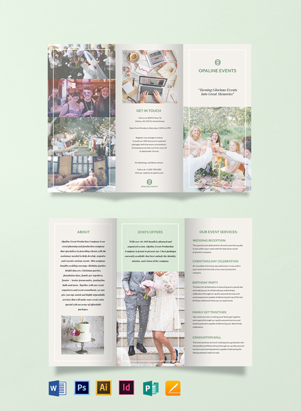Elegant HR Brochure Template - Illustrator, Word, Apple Pages, PSD ...