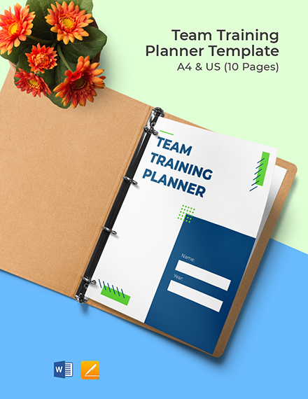 Team Meeting Planner Template - Illustrator, PSD | Template.net