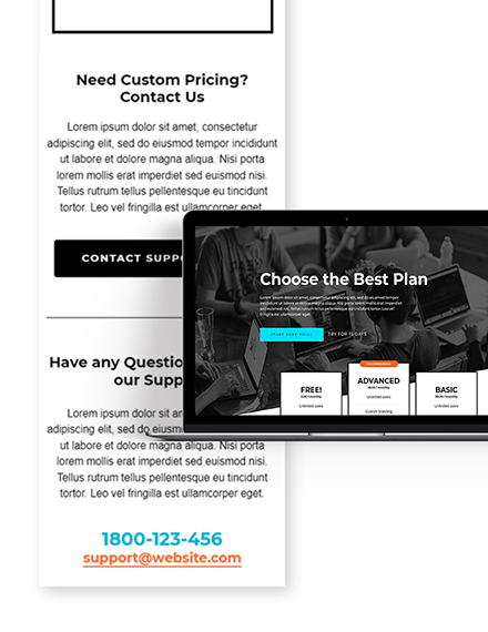 FREE Business Pricing Page Template - PSD | HTML5