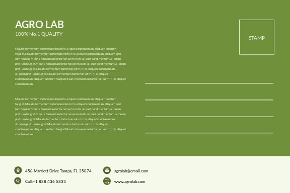 Agriculture Postcard Template [Free JPG] - Illustrator, Word, Apple ...