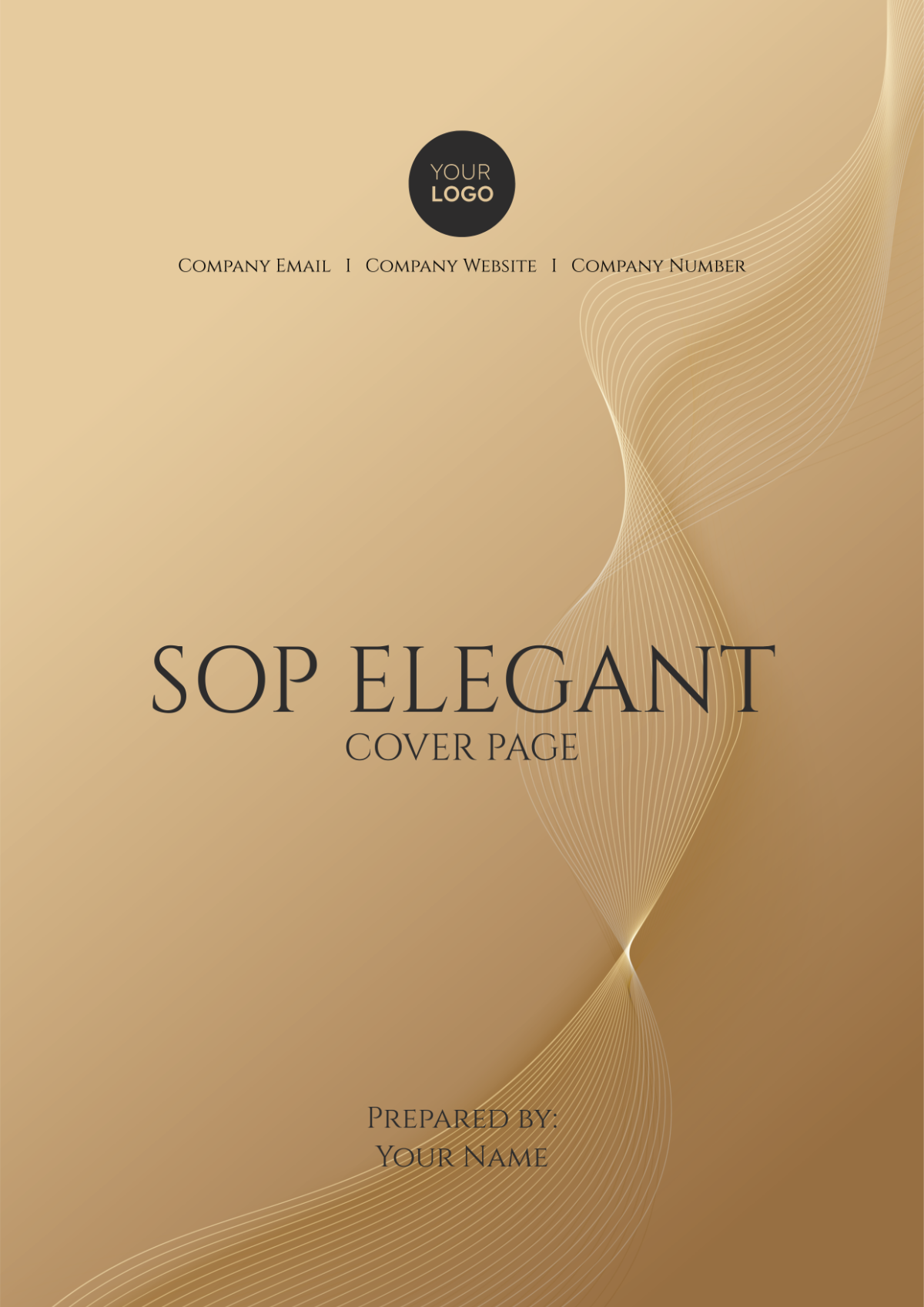 SOP Elegant Cover Page Template - Edit Online & Download Example ...