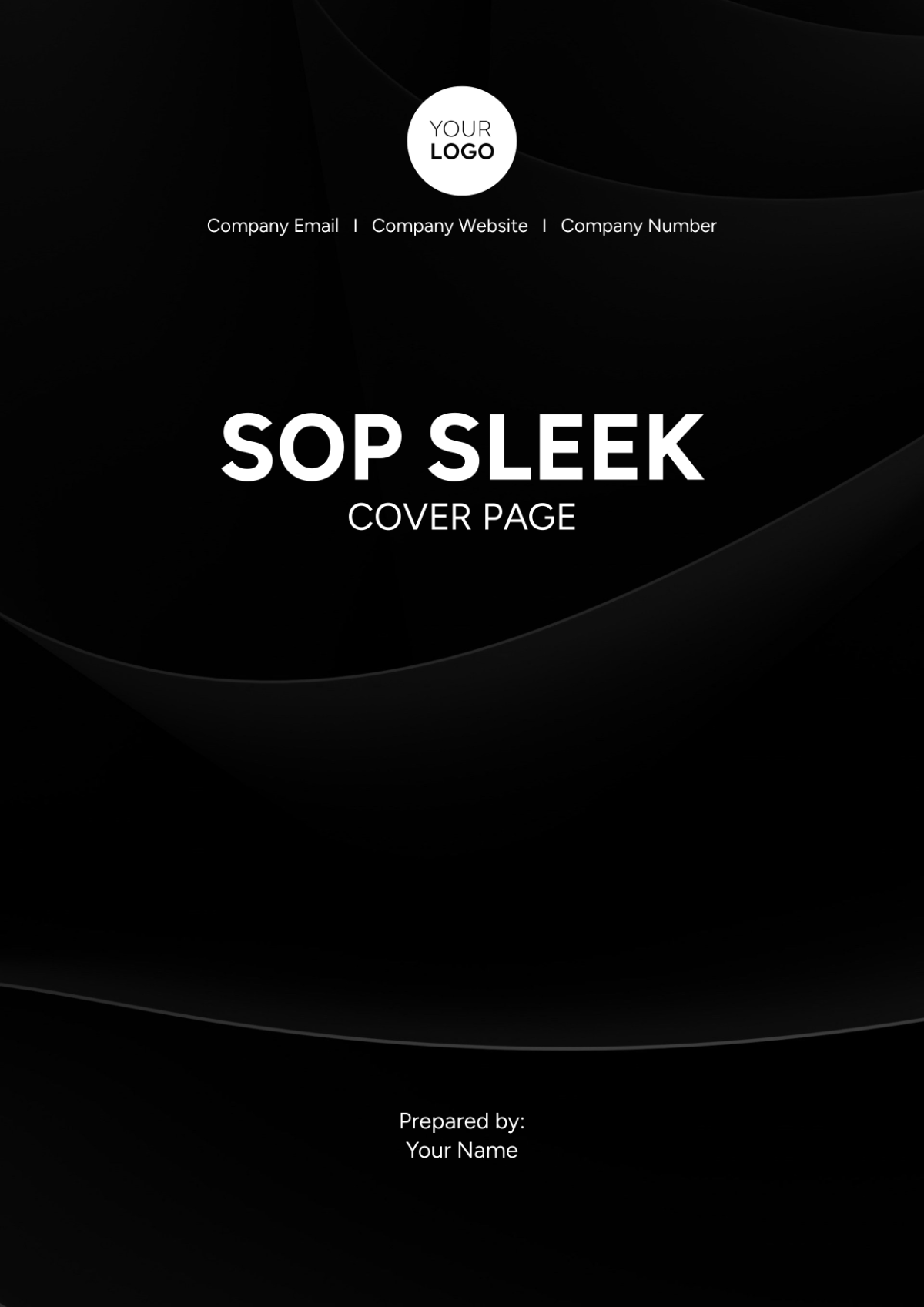 SOP Sleek Cover Page Template - Edit Online & Download Example ...