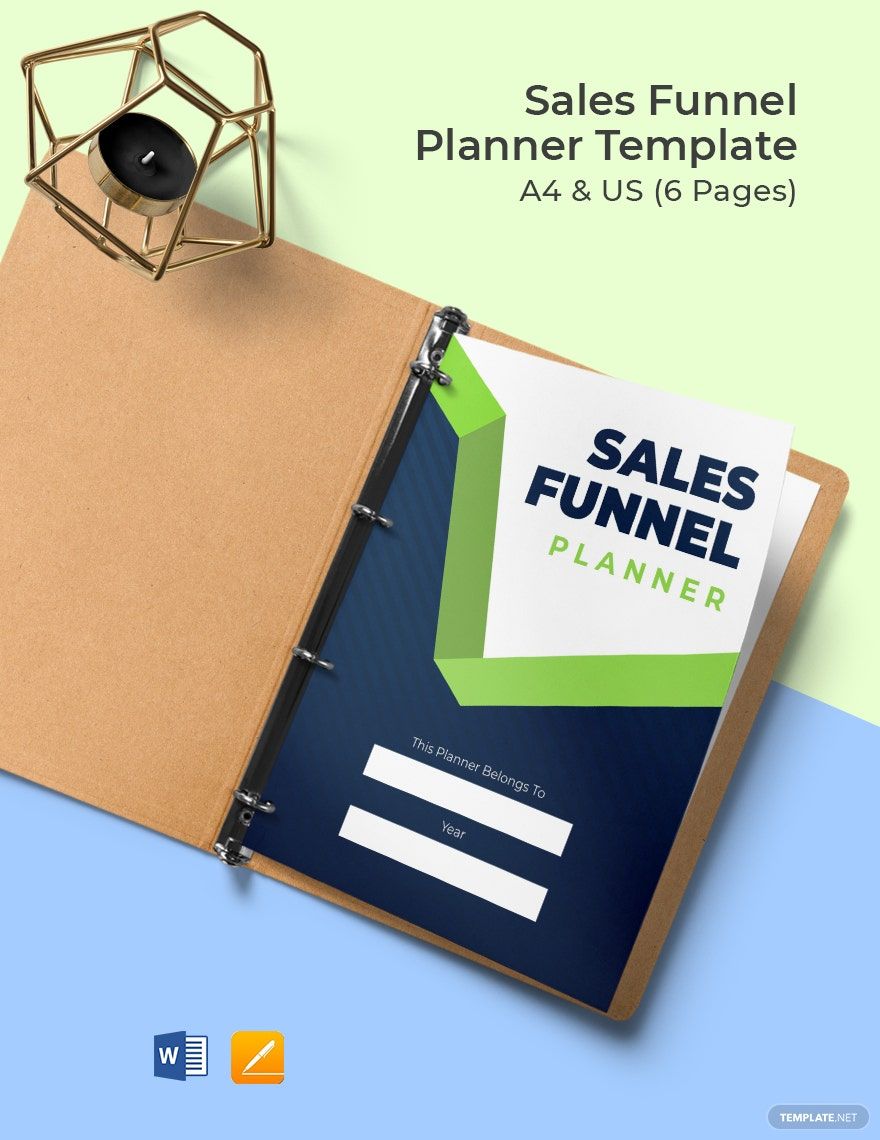Sales Funnel Planner Template Google Docs Word Apple Pages PDF 
