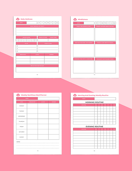 wellness-journal-planner-template-word-apple-pages