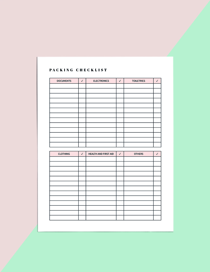 Holiday Itinerary Planner Template - Google Docs, Word | Template.net
