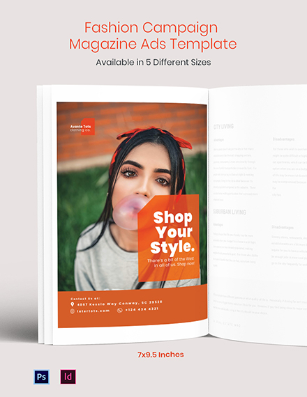 High Fashion Magazine Ads