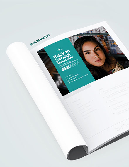 Fashion College Magazine Ads Template - InDesign, PSD | Template.net