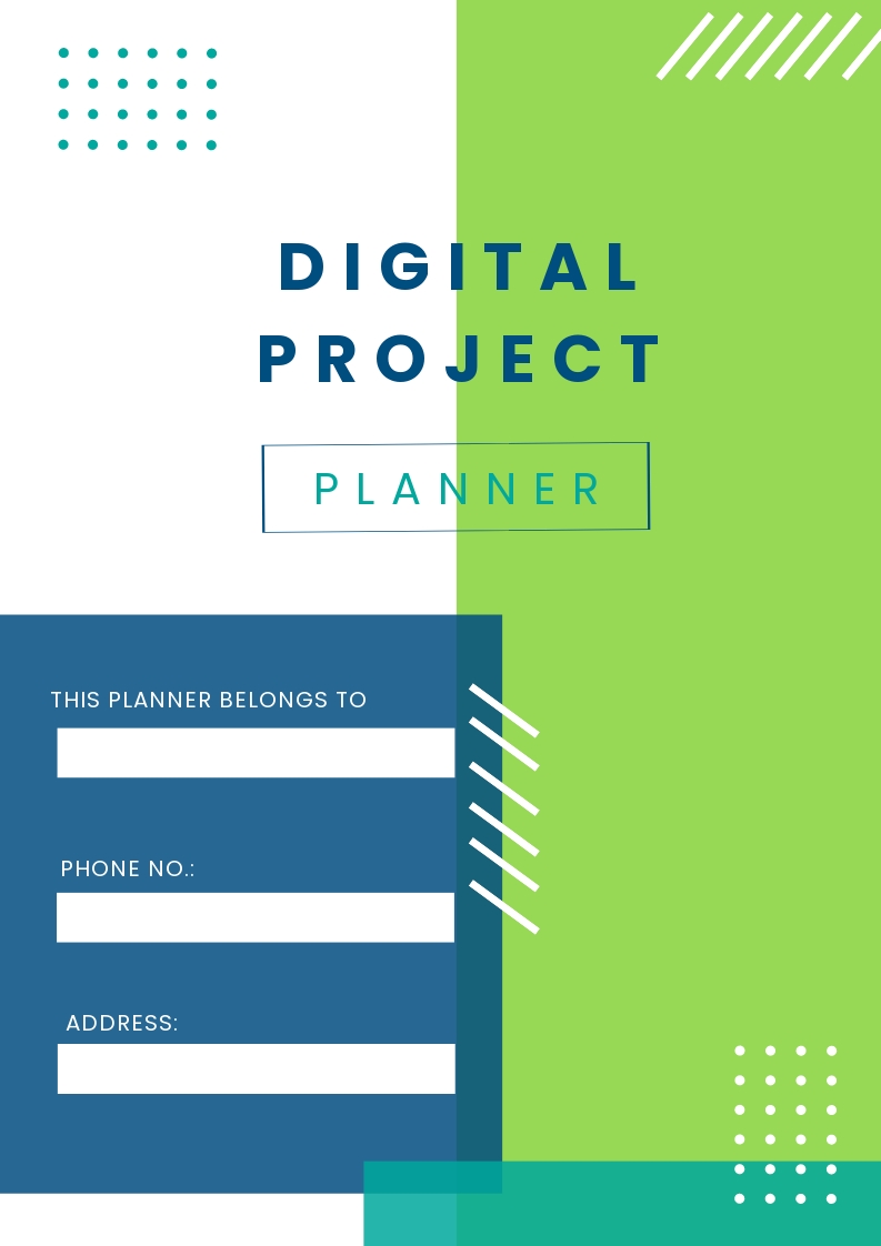 Digital Project Planner Template
