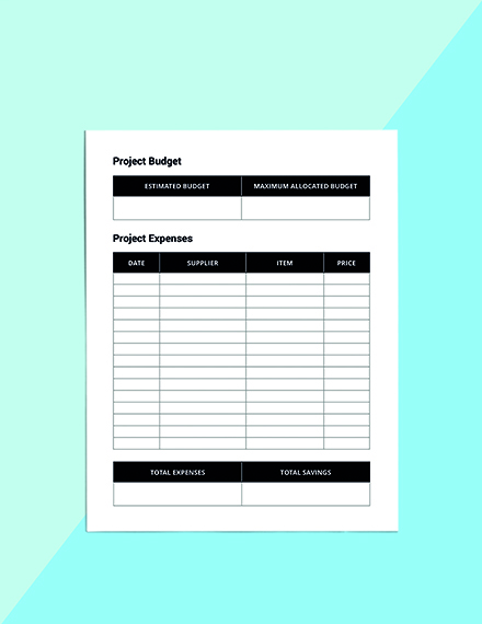 Printable Project Planner Template - Word, Apple Pages | Template.net