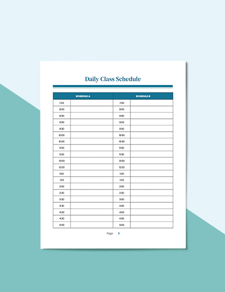 Printable Education Planner Template - Word, Apple Pages | Template.net